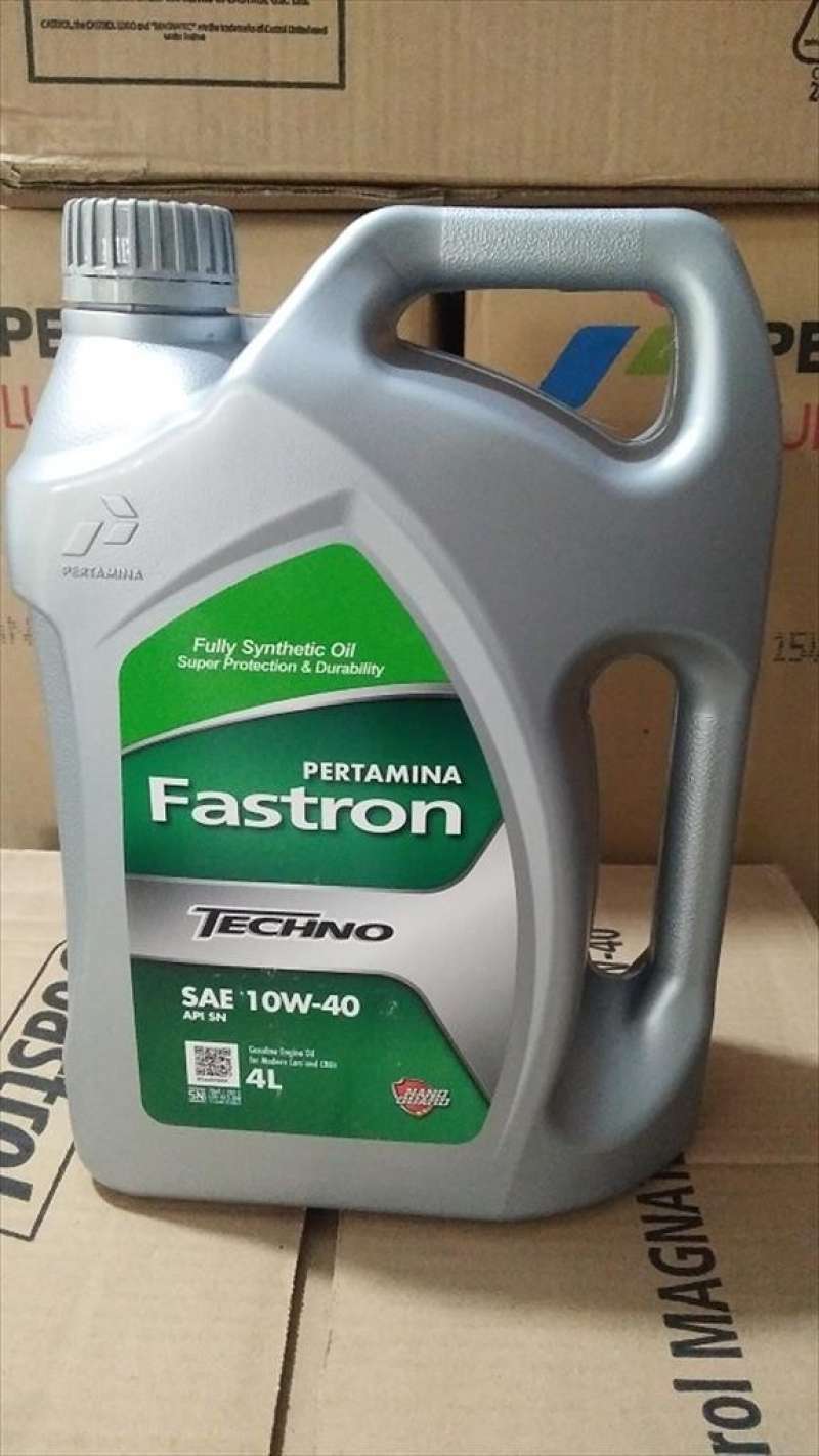 Promo Oli Mesin Mobil Fastron Techno 10W-40 Api Sn Asli Pertamina 4 ...