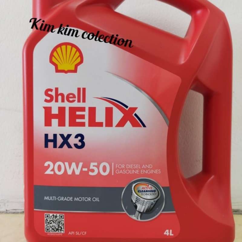 Promo Shell Helix - Hx3 Sae 20W-50 20W50 Oil Oli Mobil Galon 4L Diskon ...