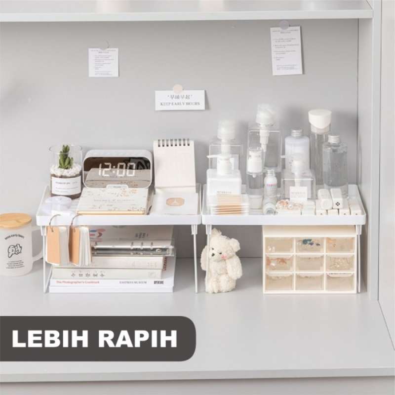 Promo RAK MEJA STATIONERY DESKTOP STORAGE RAK LIPAT PENYIMPANAN BUKU ...
