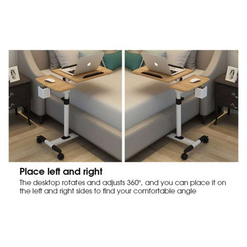 Jual Meja Laptop Lipat Portable Rotate Standing Desk Bed Telescopic ...