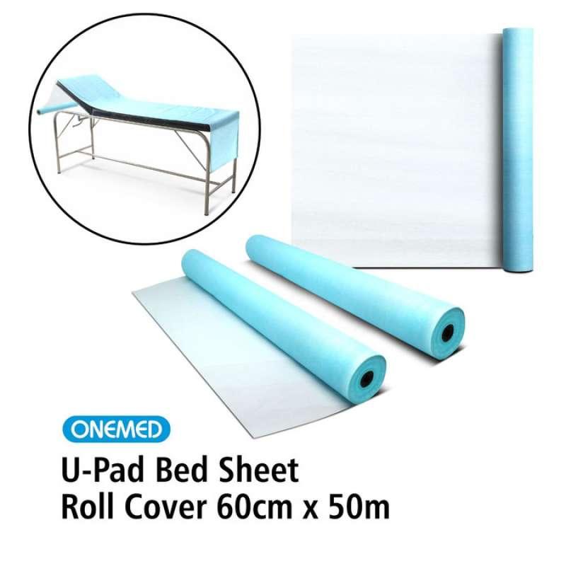 Promo ♏ Onemed Upad Bed Sheet Cover Roll Perlak Alas Bed [60 Cm X 50 M ...