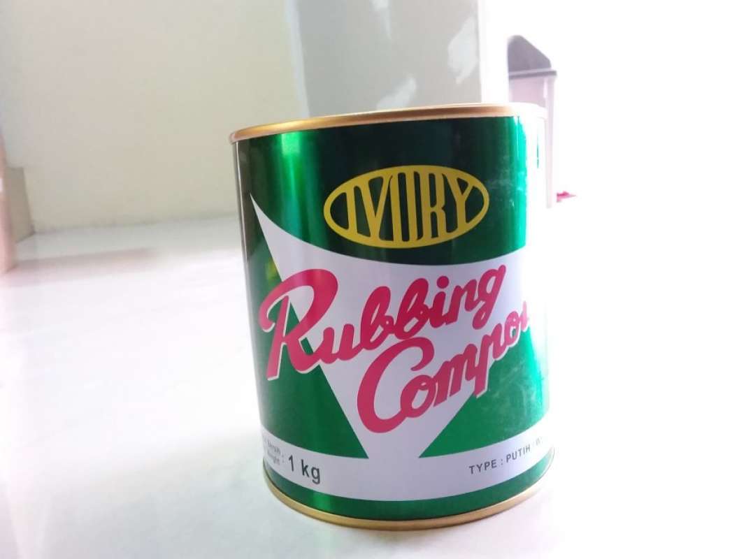 Jual IVORY RUBBING COMPOUND PUTIH/MERAH KEMASAN 1 KG - Merah di Seller ...