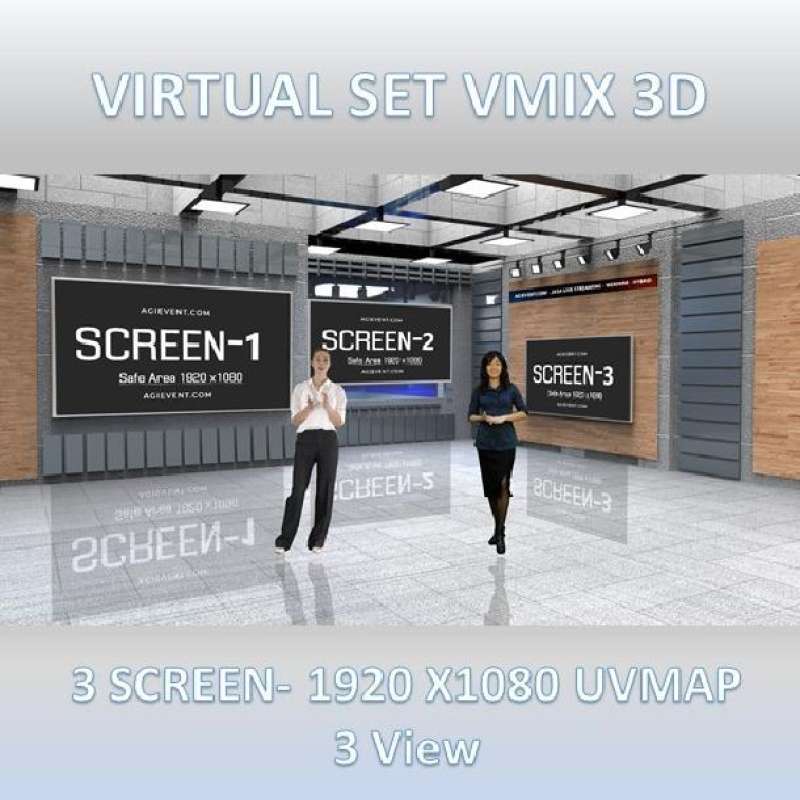 Jual Vmix Virtual Set 3d Studio Di Seller Baliyuk - Karet Kuningan ...