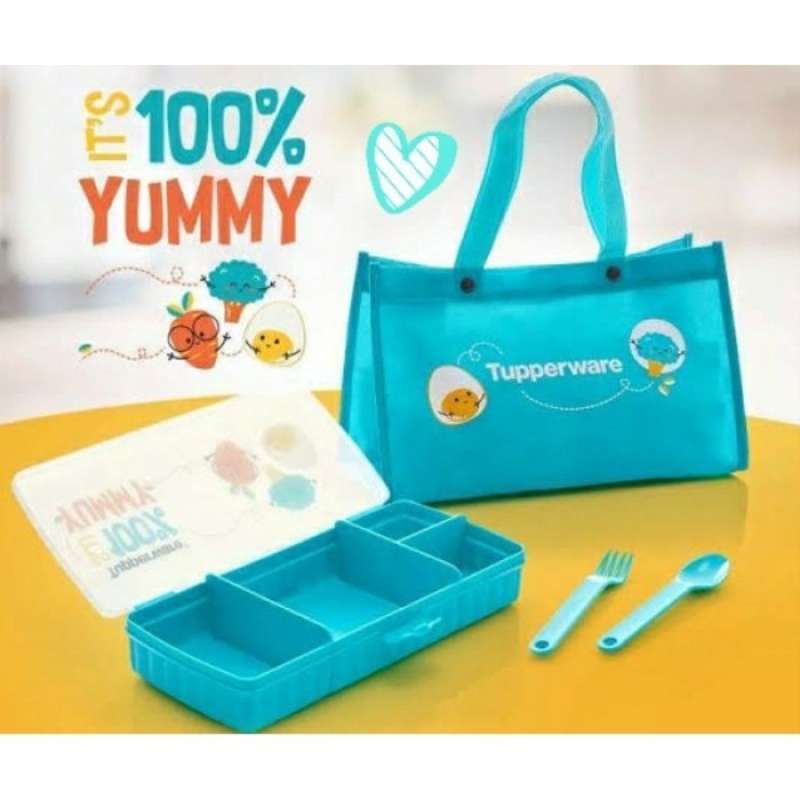 Jual Tempat Makan Tupperware Lunch Keeper Rectangular Kotak Makan Set ...