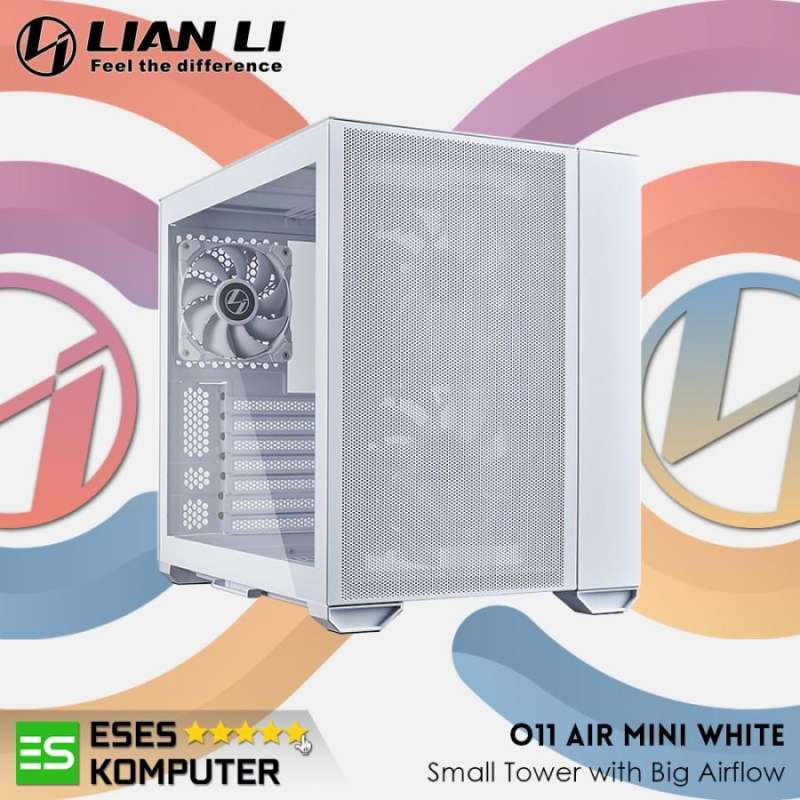 Jual Case Lian Li O11 Dynamic Air Mini White Snow | Atx | Small Tower ...