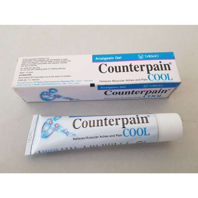 Jual Counterpain Analgesic Gel Cool Tube Krim Gosok [15 g] di Seller ...