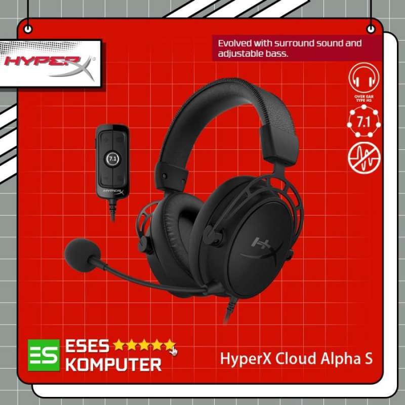 Jual Hyperx Cloud Alpha Headset Original Murah - Harga Diskon Juni 2024 | Blibli