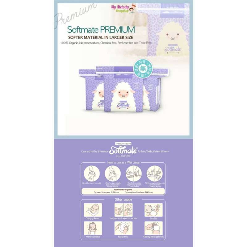 Jual Softmate Tissue Portable/Basic /Premium/tisu softmate di Seller My ...