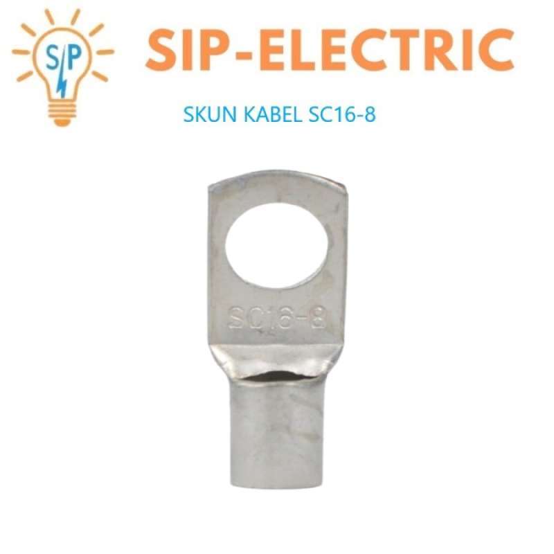 Jual Skun Kabel Sc 16 - 8 Doff Sekun M8 Cl Cable Lug 8mm Tembaga Asli ...