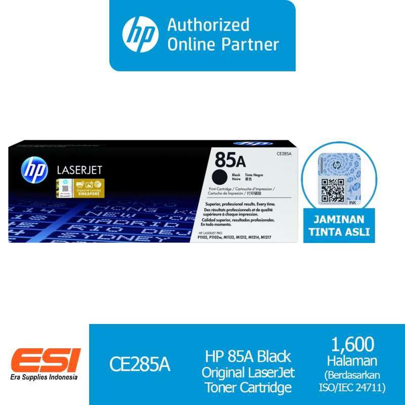 Jual HP 85A Black Original LaserJet Toner Cartridge (CE285A) di Seller ...