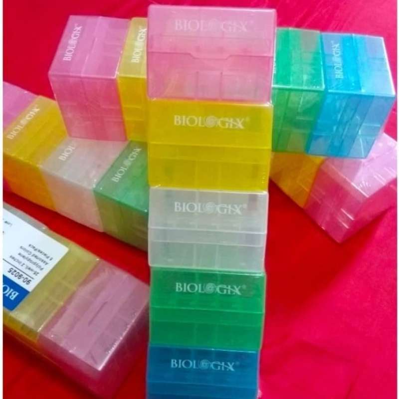 Jual 25 Well Polypropylene Cryogenic Micro Tube Storage Box Freezer ...
