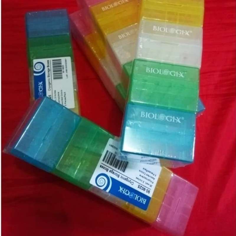 Jual 25 Well Polypropylene Cryogenic Micro Tube Storage Box Freezer ...