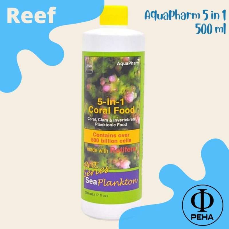 Jual Aquapharm 5 In 1 Coral Food 500 Ml Sea Plankton - Pakan Coral Reef ...