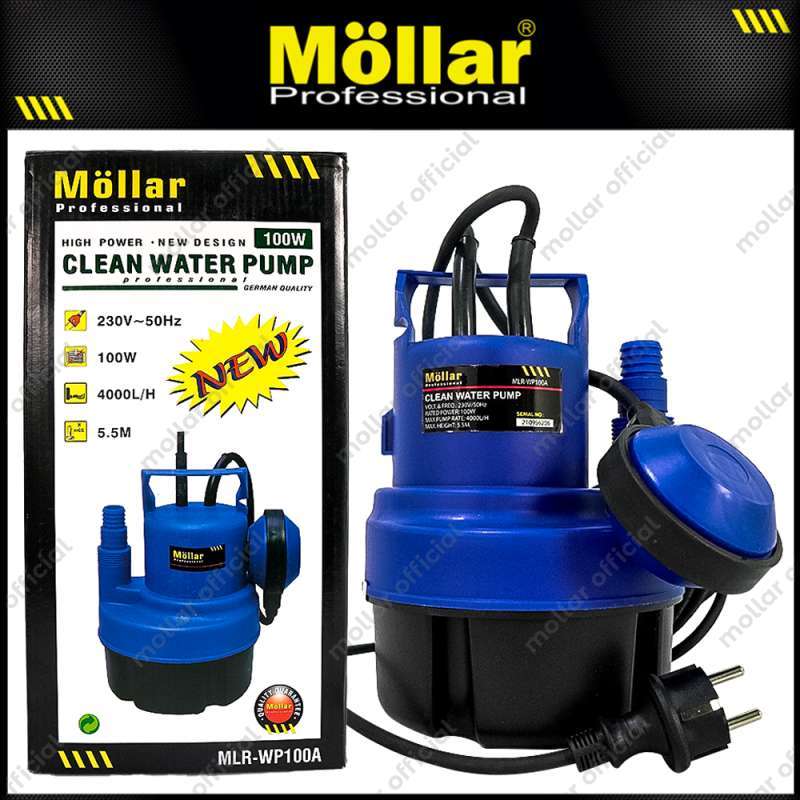 Promo MOLLAR WP100A Mesin Pompa Celup 100 Watt Otomatis Sirkulasi Air ...