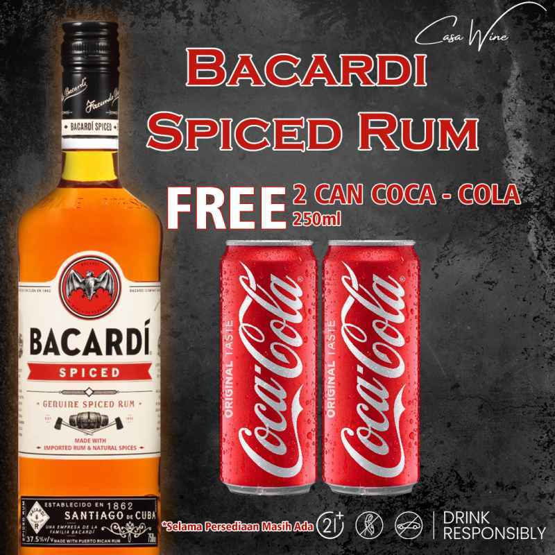 Promo Bacardi Spiced Rum Diskon 44% di Seller Casa Wine Official Store ...