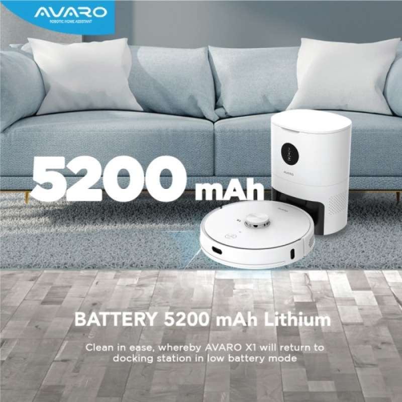 Jual Robotic Vacuum Cleaner AVARO X1 - AVARO X1 ROBOTIC VACUUM CLEANER ...