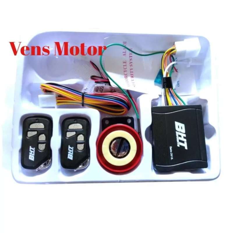 Promo Limited Alarm Motor Bht Remote Model Kunci Fitur Lengkap Dengan ...