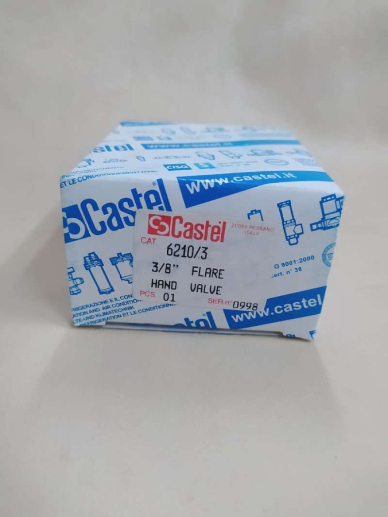 Promo Hand Valve 3/8 Flare Castel 6210/3 Diskon 23% Di Seller Madukara ...