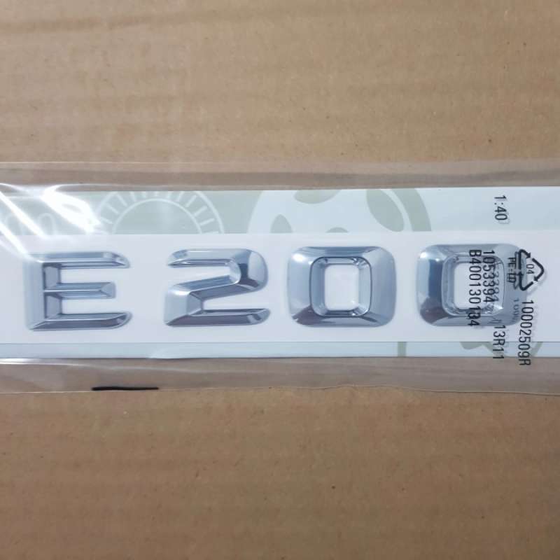 Jual Limited Emblem E200 Mercedes Benz / Emblem Tulisan E200 Mercy ...