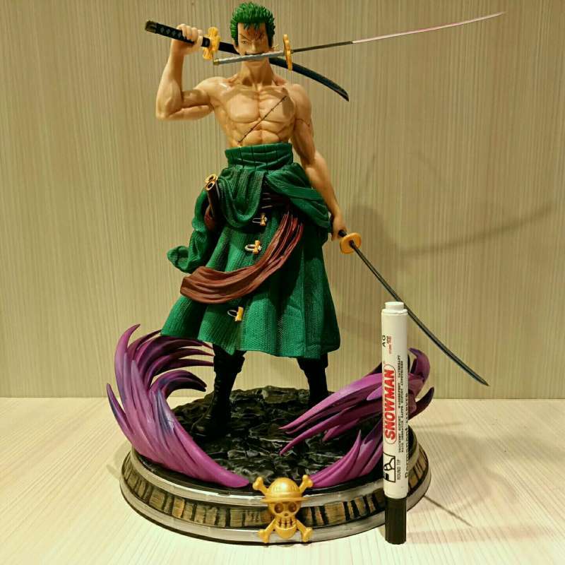 Jual Sale Mainan Static Figure Roronoa Zoro Big Fig Tinggi Sekitar 14 ...