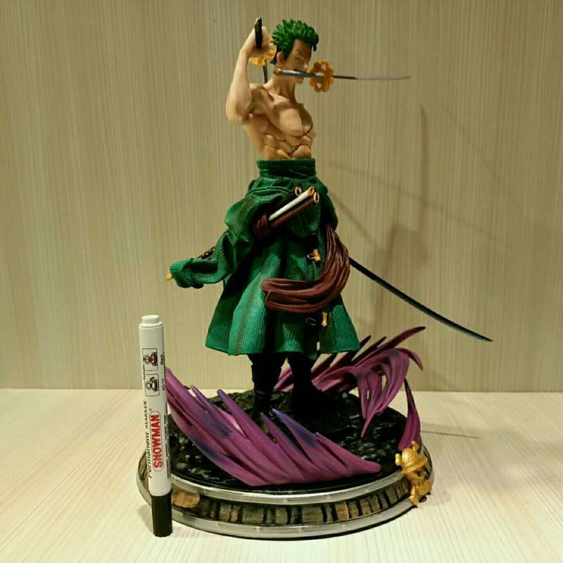 Jual Sale Mainan Static Figure Roronoa Zoro Big Fig Tinggi Sekitar 14 ...