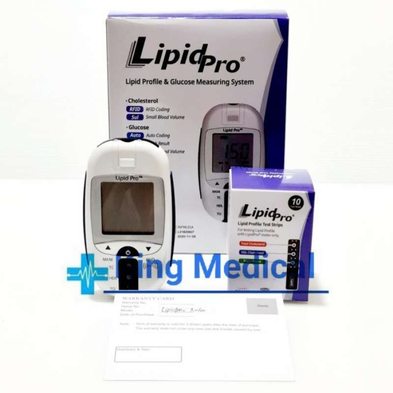 Jual Lipid Pro Meter + Strip Lipid Pro Isi 10 Test Strip Di Seller Nur ...