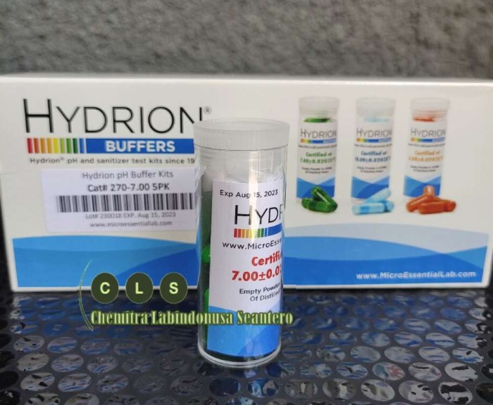 Jual Hydrion Buffer Capsule Ph 7.00 Buffer Standard Ph 7 Kapsul For 100 Ml Di Seller Nur Nur ...