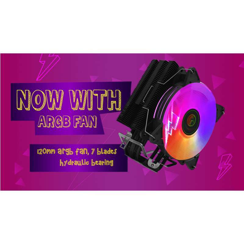 Jual Cube Gaming Storm V2 - Single Fan Argb - Universal Socket (am5 ...