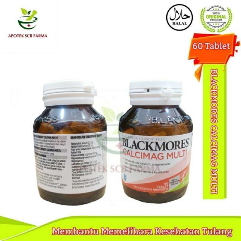 Jual Blackmores Calcimag Multivitamin Untuk Tulang Dan Sendi -60 Tablet Di Seller Nur Nur Toko ...