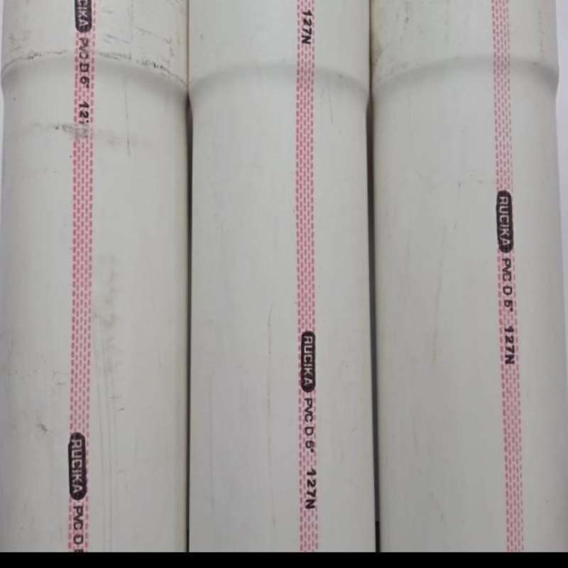 Jual Pipa Pralon PVC Rucika Wavin D Lis Merah 12 inch per Batang ...