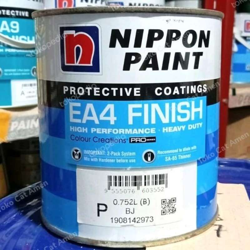 Jual NIPPON PAINT EA4 FINISH 1LT (2 KOMPONEN) - WHITE / CAT EPOXY GLOSS ...