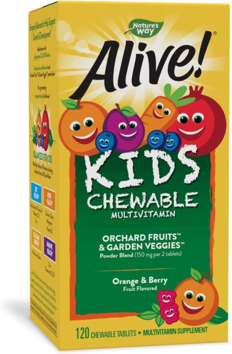 Promo NATURE'S WAY ALIVE! CHILDREN PREMIUM 120 TABS CHEWABLE ...