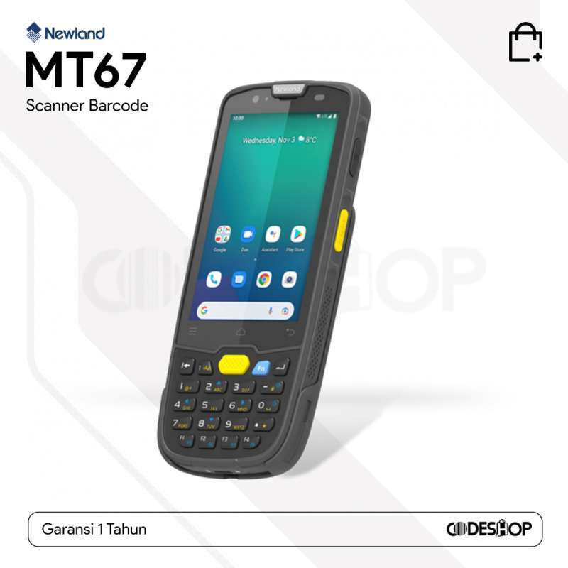 Jual Newland Android Scanner Barcode PDT NLS MT67 Scan Portable di ...