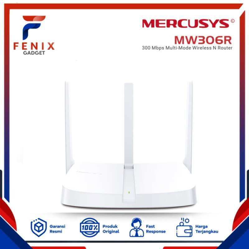 Promo Mercusys MW306R Router WiFi 300Mbps Multi-Mode Wireless N Router ...