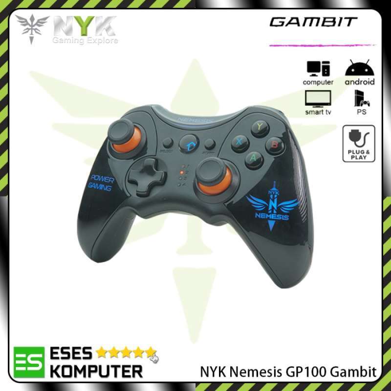 Jual Gamepad Nyk Nemesis Gp-100 Gp100 Gambit Controller Gaming Joystick Pc Di Seller Eses ...