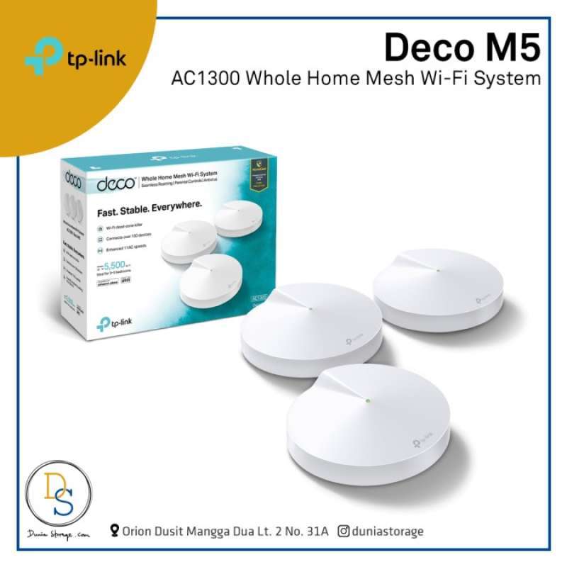 Promo Deco M5 AC1300 Whole Home Mesh Wi-Fi System Diskon 23% di Seller ...