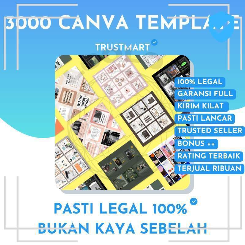 Jual Template Canva 3000+ Siap Edit | Logo | Undangan | Presentasi ...