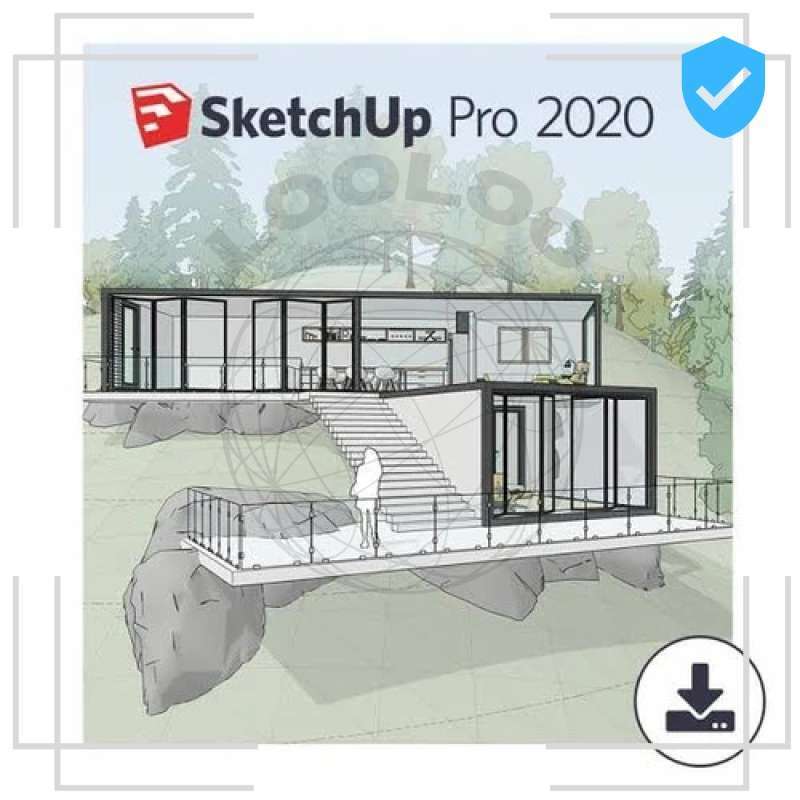 Jual Link Download SketchUp Pro 2020 Full Version 64 bit Editor Gambar ...