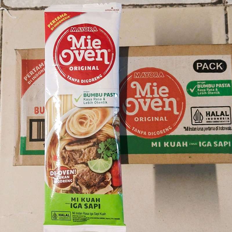 Jual Mi Oven Mie Instant Kuah Rasa Iga Sapi/dus Isi 24 Pcs Di Seller Je ...