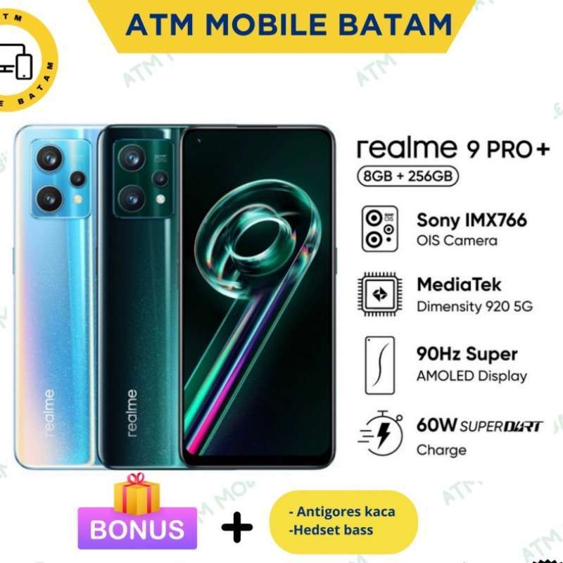 Jual Realme 9pro Plus 8/128 Dan 8/256gb Garansi Resmi - Green, 128 Gb ...