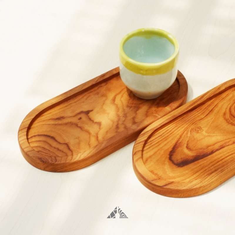 Jual Nampan Oval - Tatakan Kayu Jati - CARANA Tray di Seller Livara ...
