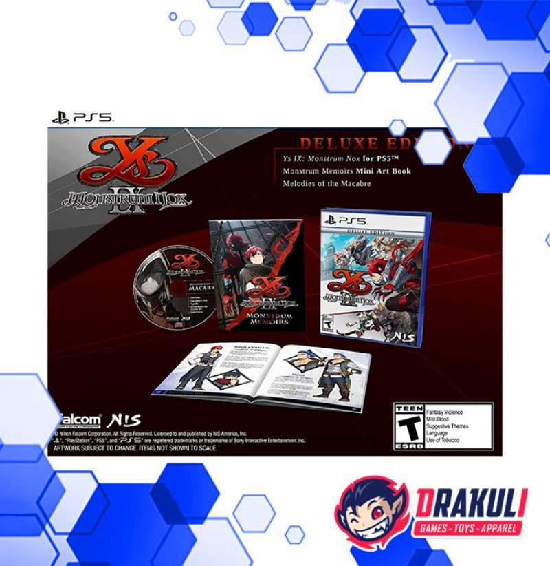 Jual PS5 Ys IX Monstrum Nox (Deluxe Edition) di Seller Drakuli Games ...