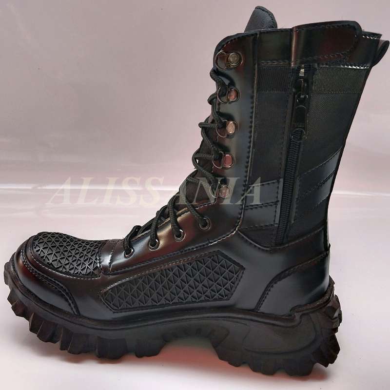 Promo Sepatu Pdl Safety Ujung Besi Tactical Karet Jaring Terbaru - 42 ...