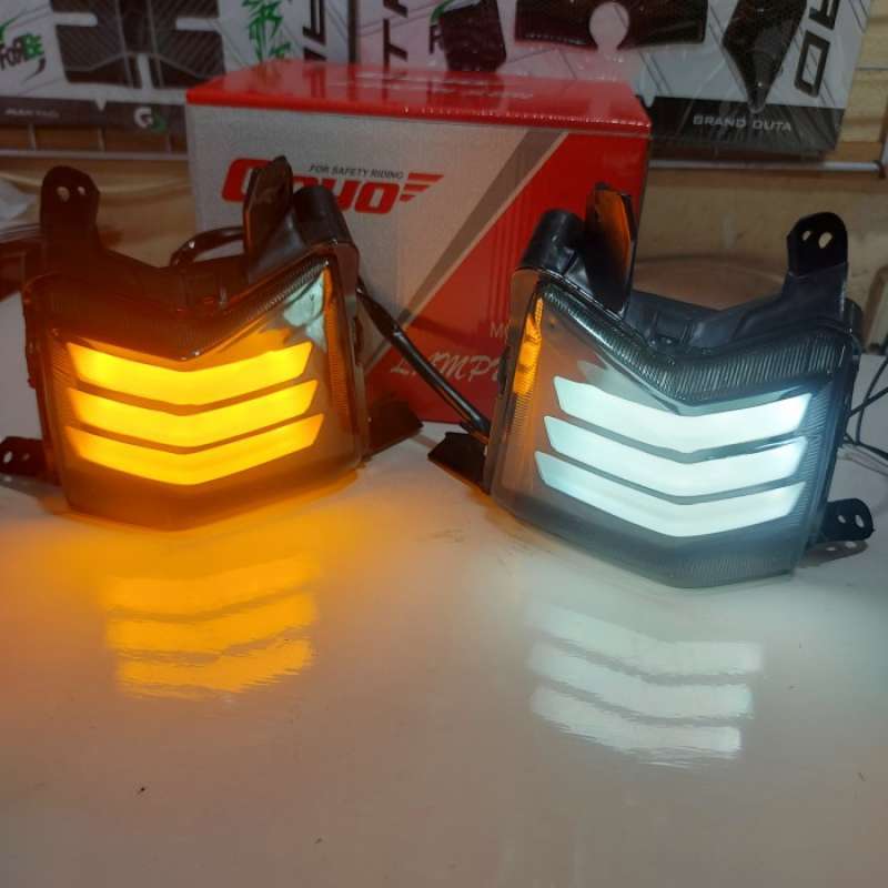 Promo Lampu Sen Sein Depan Nmax Led Modish Senja Putih Diskon 23% di ...