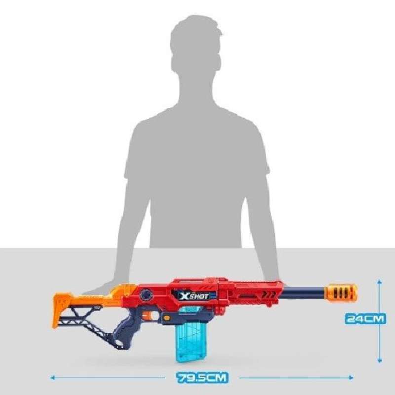 Jual Zuru Xshot - Excel Max Attack Dartblaster Shoots 80 Ft/24m - 24 ...