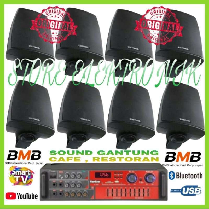 Promo Paket 8 Titik Speaker BMB KG 511 buat Di Ruangan Cafe dan ...