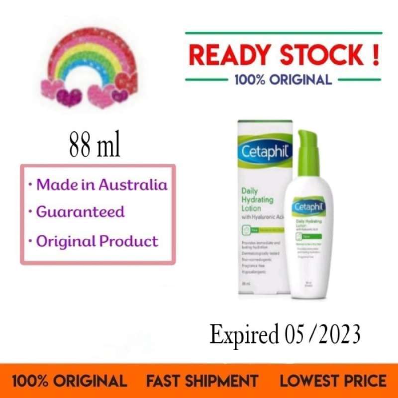 Promo Cetaphil Daily Hydrating Lotion with Hyaluronic Acid Oil Free ...