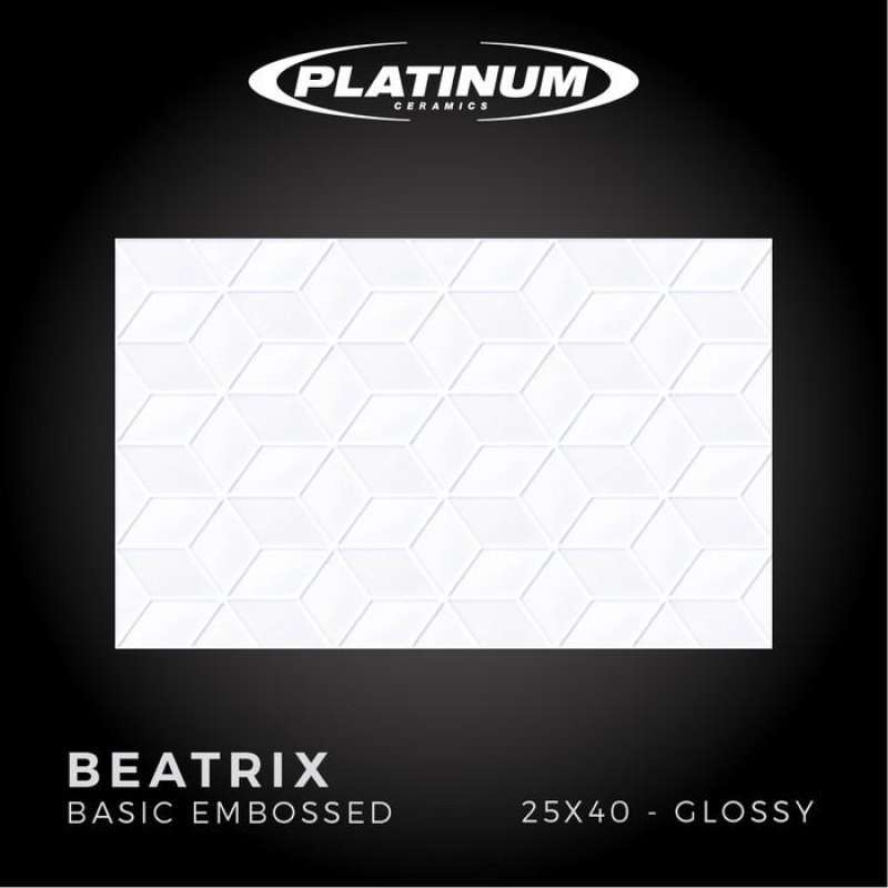Jual Keramik Dinding Platinum Beatrix Basic Emboss 25x40 Di Seller Ajbs ...