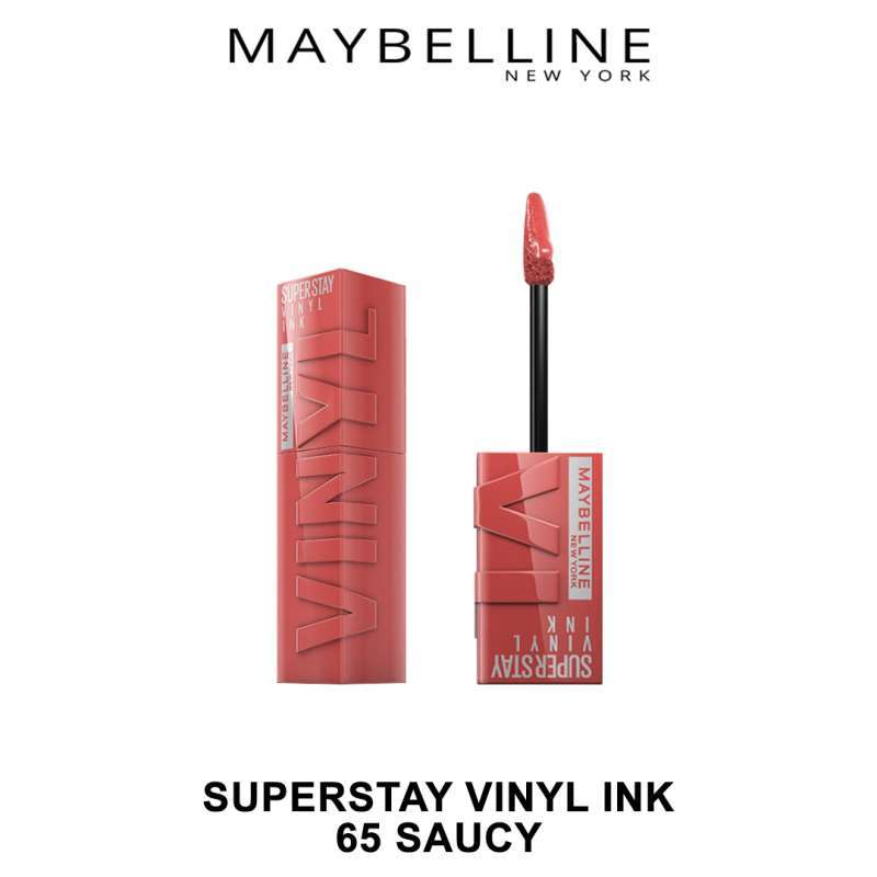 Jual MAYBELINE MAYBELLINE SUPERSTAY VINYL INK 65 SAUCY - TRANSFERPROOF ...