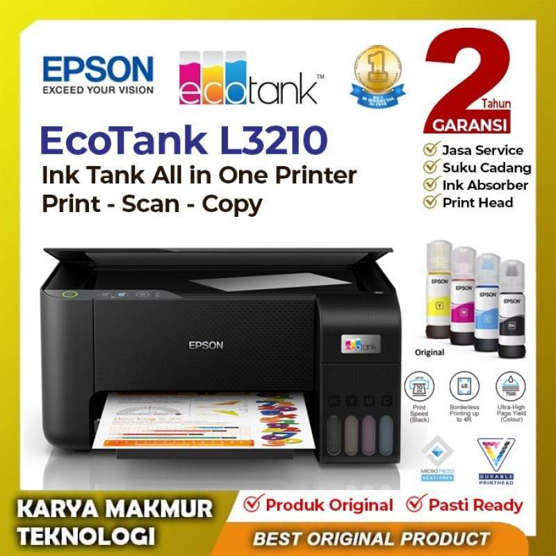 Jual Printer Epson L3210 All In One Ink Tank Pengganti L3110 L360 Di Seller Halers - Kapuk, Kota ...